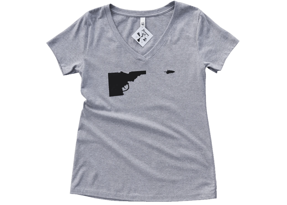Banana Ink Women's Idaho Tree-Gun Tee